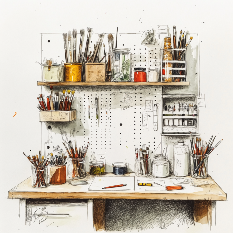 How to Create a Minimalist Art Studio Setup (9 Principles + Inspiration ...