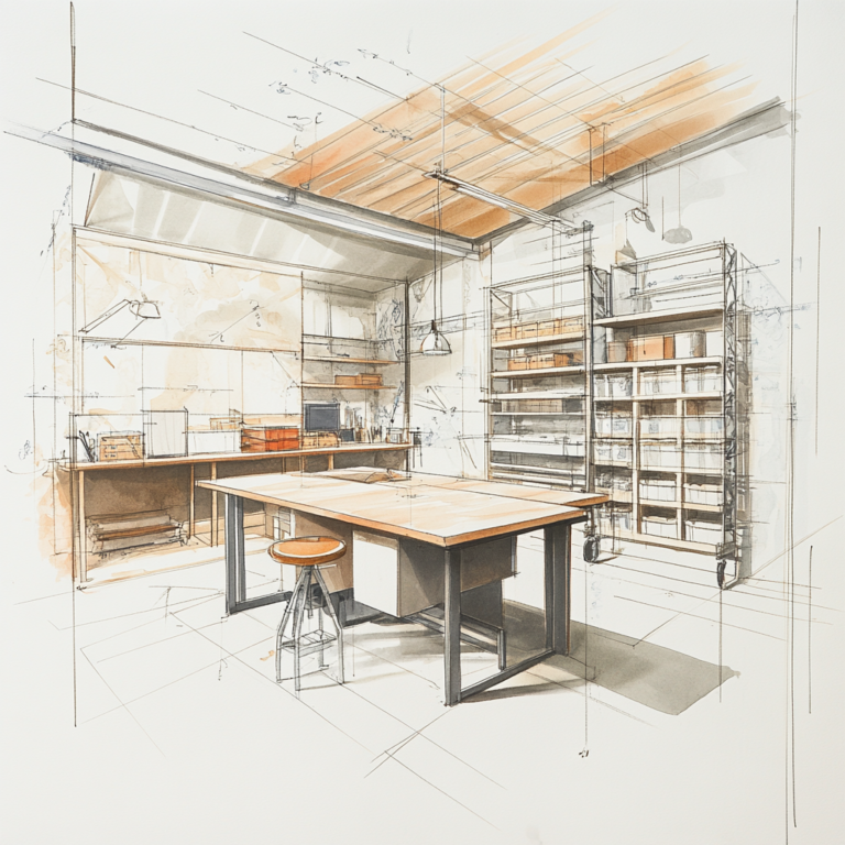 How to Create a Minimalist Art Studio Setup (9 Principles + Inspiration ...